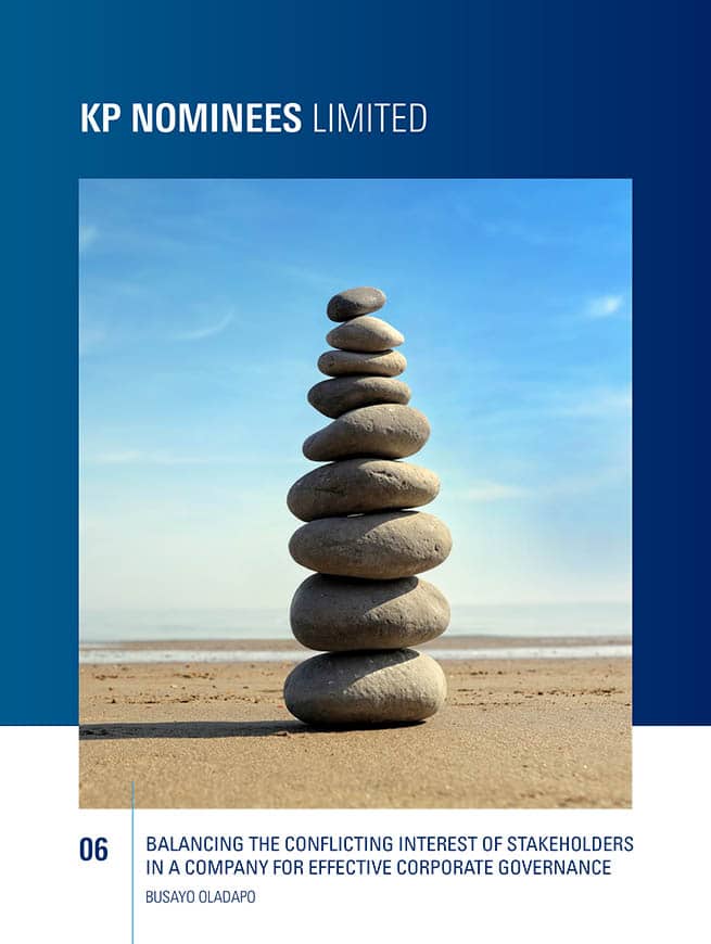 Balancing The Conflicting Interest Of Stakeholders In A Company For ...